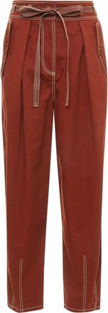 Ulla Johnson Pantalon Lars Toile Militaire Ulla Johnson