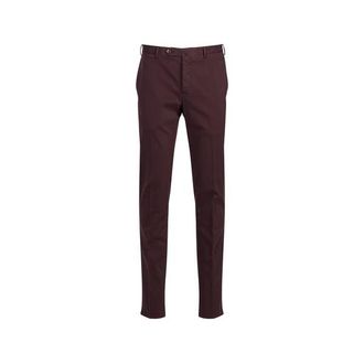 PT01 Pantalon slim &agrave; plis en coton