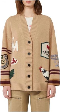 Weekend Femme, Pulls, Beige, Taille: 38 FR Belgio Cardigan