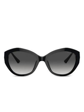 Jimmy Choo Eyewear Sonnenbrille mit geometrischem Gestell - Schwarz