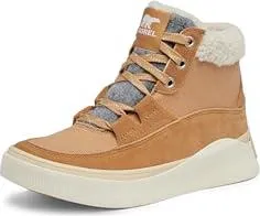 Sorel Femme Out N About 4 Mid Sneaker Wp, Tawny Buff Honey White, 38.5 EU
