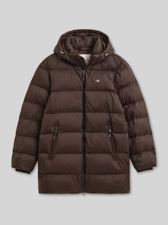 GANT Regular Fit Jacke aus Polyester mit abnehmbarer Kapuze