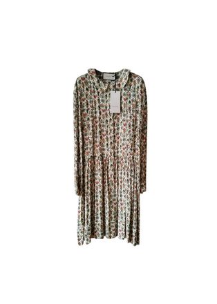 Gucci Floral Print Button Down Dress Size 42