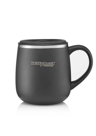 Thermocaf&eacute; by Thermos FOXCUP ThermoCafe Earth Collection Schreibtischbecher, 280 ml, Schwarz