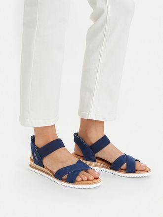 Skechers Sandalen Skechers BOBS Desert Kiss - Golden Lily 114418/NVY Dunkelblau