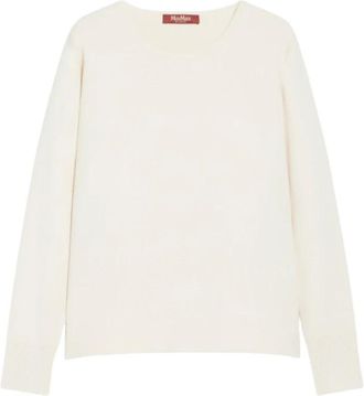 Max Mara Femme, Pulls, Beige, Taille: 38 FR &Eacute;l&eacute;gant Tricot Coupe Boxy Poker