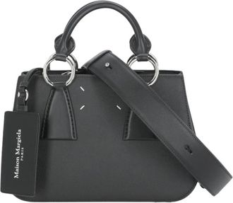 Maison Margiela Femme, Sacs, Noir, Taille: ONE Size Sac bandouli&egrave;re en cuir