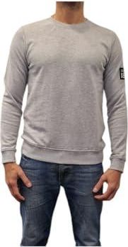 Cerruti Sweat-Shirt col Rond Logo &eacute;paule Tirreno - M Gris