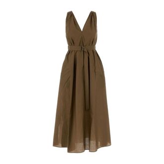 Brunello Cucinelli Femme, Robes, Brun, Taille: 38 FR Robe avec Ceinture