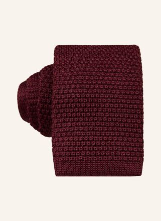 Blick. Strick-Krawatte Hanseat rot