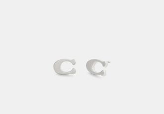 Coach Signature-Ohrstecker