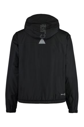 Moncler Mens Padded Jacket Jaman Black Polyamide Raincoats Coat