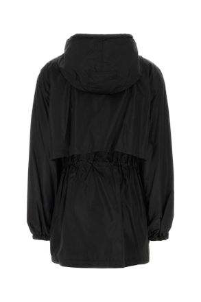 Burberry Womens Black Nylon Windbreaker Exterior: Giacche E Gilet Jacket