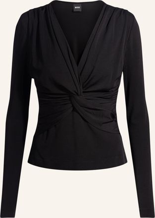 HUGO BOSS Casual Top Eulori schwarz