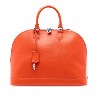 Louis Vuitton Orange Epi Alma GM