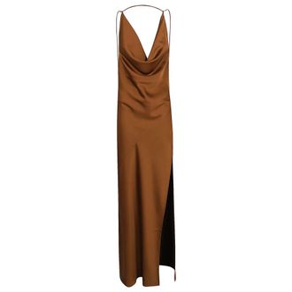 Andamane Femme, Robes, Brun, Taille: 38 FR Vera Maxi Dress