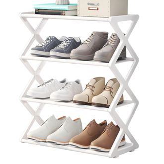 Generico Vertikaler Schuhst&auml;nder, kompakte Eingangsregale, robuste Stahlkonstruktion, Schlafzimmer-Gang, Schrank, Garage