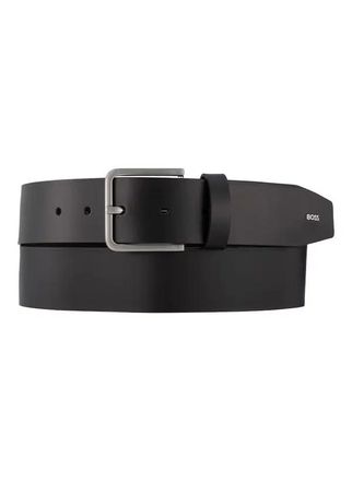 HUGO BOSS Herren G&uuml;rtel schwarz Glattleder