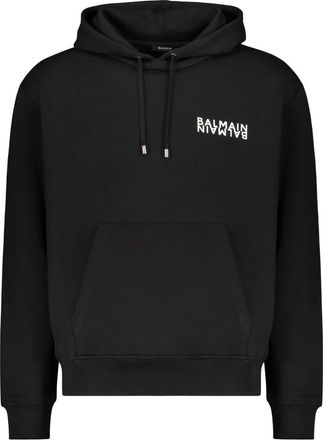 Balmain Homme, Sweatshirts et sweats &agrave; capuche, Noir, Taille: 2XL Sweat &agrave; capuche