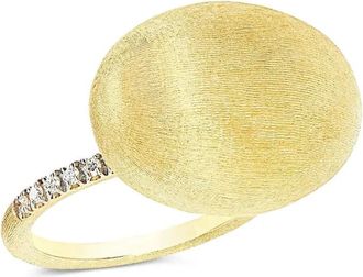 Nanis 18kt Elite Boule Gelbgoldring mit Diamanten