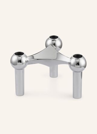 Stoff Nagel Stoff Nagel Kerzenhalter silber