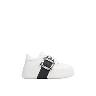Roger Vivier Wei&szlig;e Hohe Sohle Skate Sneaker - - Shoes - Damen - Wei&szlig; - 38 1/2 EU
