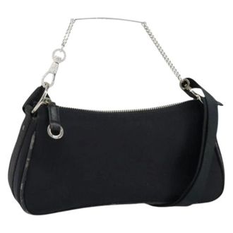 Dior Sac Mini en Nylon Pre-owned - Femme - Pre-owned - Noir - Taille: ONE Size