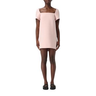 Khaite Femme, Robes, Rose, Taille: 44 FR Amelia Mini Dress Square Neck