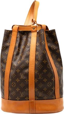 Louis Vuitton 1997 Monogram Randonnee PM bucket bag - Marron