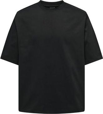 Only & Sons Onsmillenium Ovz SS Tee Noos T-Shirt, Noir, XL Homme