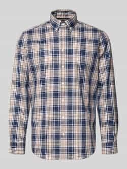 Christian Berg Regular Fit Business-Hemd mit Button-Down-Kragen