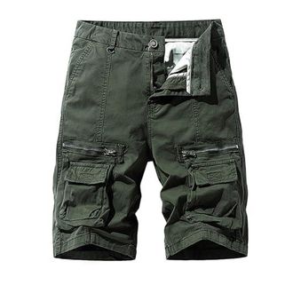 Generic Short De Bain Homme Bleu Marine Coton Velours Oversize Poche L Gaze Hybride Genou Technique Homewear Roi Pastel Vente Elegant Calecon Petit Palmier Br