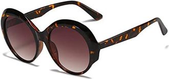 Generic Lunettes de soleil rondes dété rétro 2025 pour hommes et pour femmes en plein air soleil ombrage vacances à la plage (couleur : D, taille : moyen)