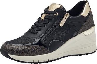 Marco Tozzi Baskets à Lacets pour Femme 2-23723-41, Noir/Comb, 38 EU