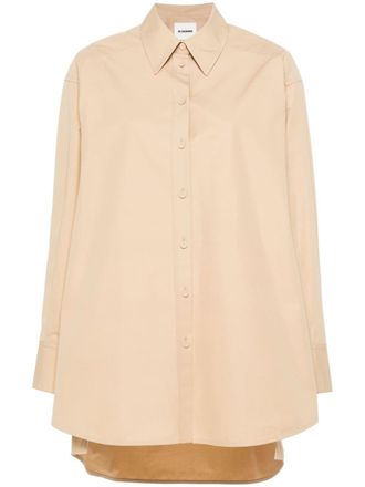 Jil Sander Hemd mit Cut-Outs - Nude