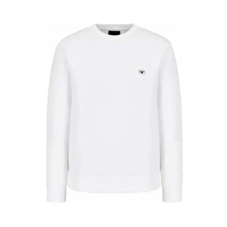 Armani Herren Baumwoll-Sweatshirt Essentials Kollektion - - Sweatshirts & Hoodies - Herren - Wei&szlig; - S