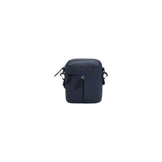 HUGO BOSS Homme, Sacs, Bleu, Taille: ONE Size Logo Messenger Bag