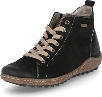 Remonte R4789, Bottine femme, Schwarz/Grau-Braun/ 02, 37 EU