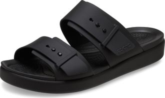 Crocs Herren Brooklyn Buckle Low Sandalen, Black, 38/39 EU