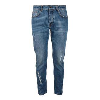 Costume National Homme, Jeans, Bleu, Taille: W31 Jeans Contemporains avec M&eacute;lange d&Eacute;lasthanne