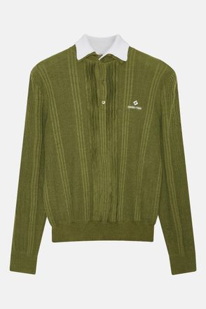 Shushu/Tong Strickpullover Mit Kontrastkragen