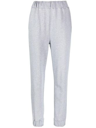 Fabiana Filippi pantalon chiné à coupe slim - Gris