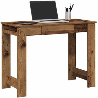 vidaXL Bureau vieux bois 100x45x75 cm bois ding&eacute;nierie Vidaxl