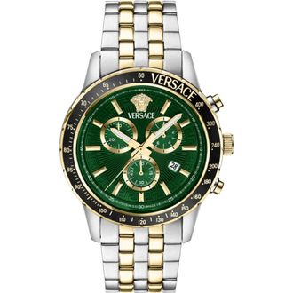Versace Homme, Accessoires, Multicolore, Taille: ONE Size Montre pour homme Sport Chrono - Bicolor Vezca0524
