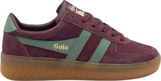 Gola Grandslam Suede - Damen Sneaker - Windsor-Wine-Green-Mist-Gum, Gr&ouml;&szlig;e:41 EU
