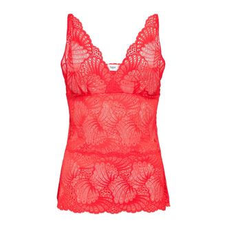 Saint Tropez DaisySZ Top - Femme - Tops - Rouge - Taille: 40 FR
