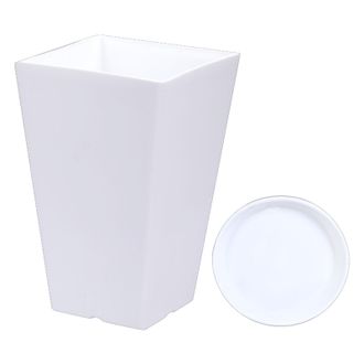 Generico Veranda für Blumenkästen, Blumenkasten für den Außenbereich, dekorativer Blumentopf aus Harz, großer Pflanztopf für den Außenbereich, Pflanzgefäße für