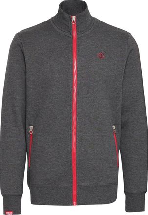 Solid Solid SDBennTrack Herren Sweatjacke Cardigan Sweater mit Reißverschluss Stehkragen Reißverschlusstaschen Label-Details Baumwollmischung Regular fit, G