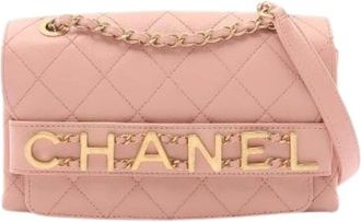 Chanel Sac bandouli&egrave;re Matelass&eacute; en cuir dagneau Pre-owned - Femme - Pre-owned - Rose - Taille: ONE Size