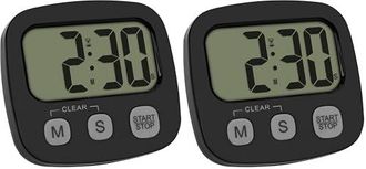 TFA Dostmann Digitaler Kurzzeitmesser zum Sport/Kochen/Lernen, 38.2057.01, inklusive Stoppuhr und Uhrzeit, magnetisch, gro&szlig;es Display, Eieruhr, K&uuml;chen-Timer, Sport